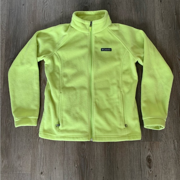 Columbia | Jackets & Coats | Youth Kids Neon Yellow Columbia Fleece ...